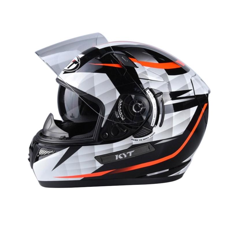 Jual Kyt K2 Rider Diamond Helm Full Face - Black White Di Seller Doctor ...