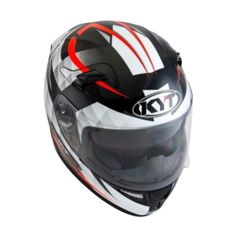 Jual Kyt K2 Rider Diamond Helm Full Face - Black White Di Seller Doctor ...
