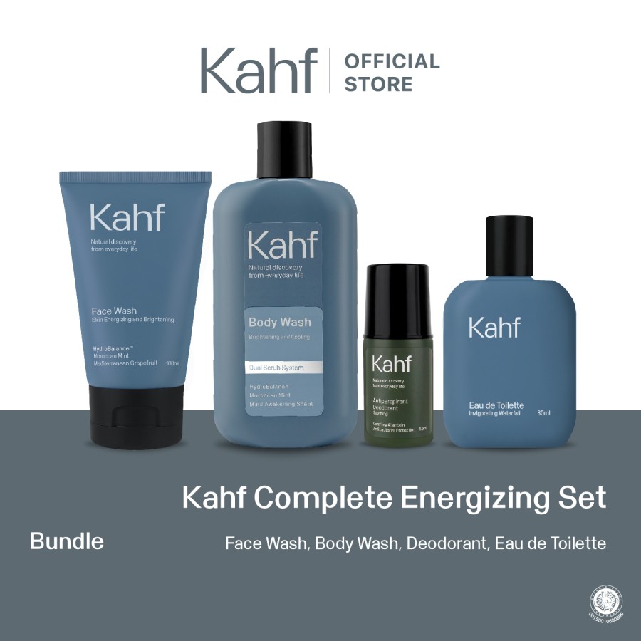Jual Kahf Invigorating Waterfall Pack + Deodorant di Seller Kahf ...