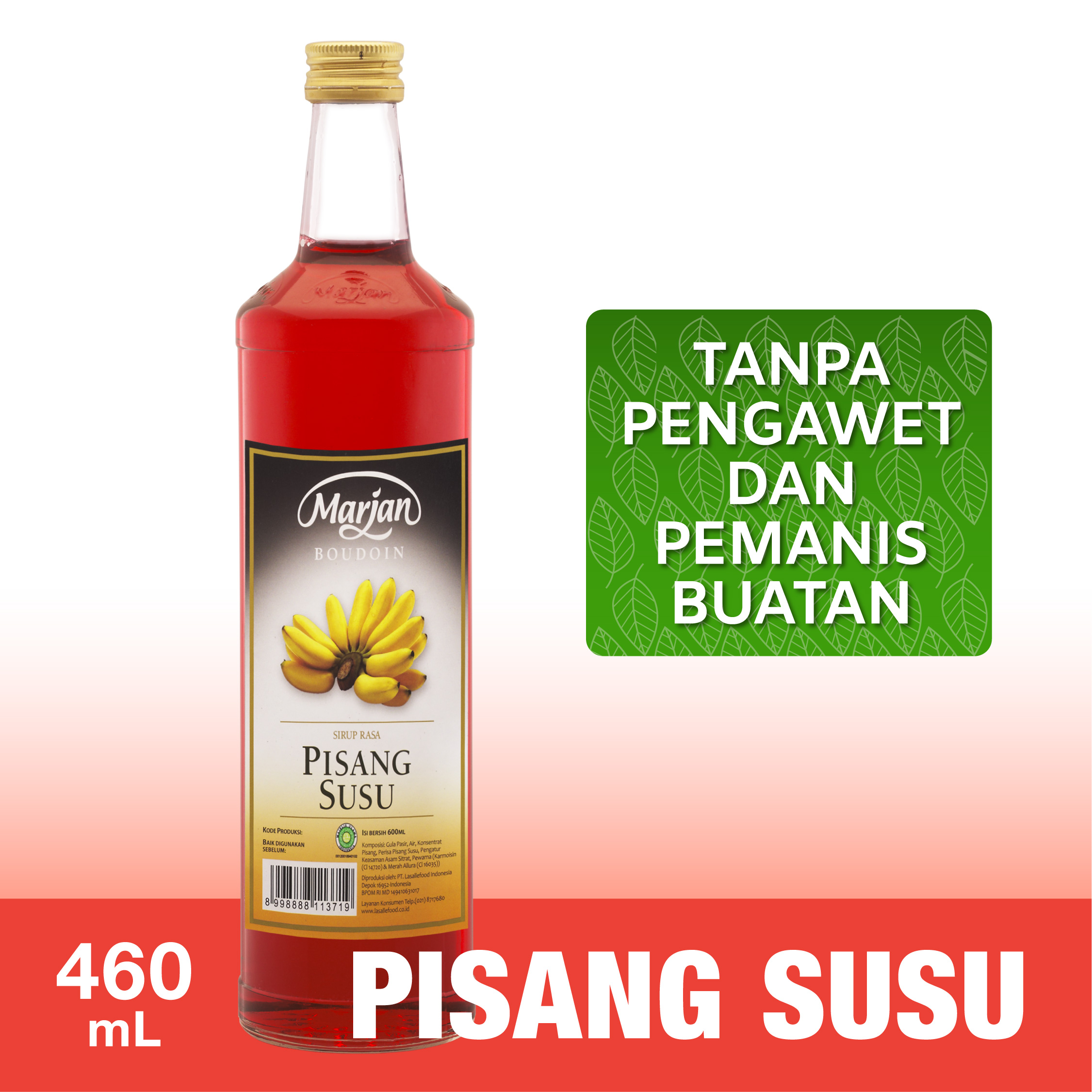 Promo Marjan Pisang Susu Sirup [460 mL] Diskon 20% di Seller ...