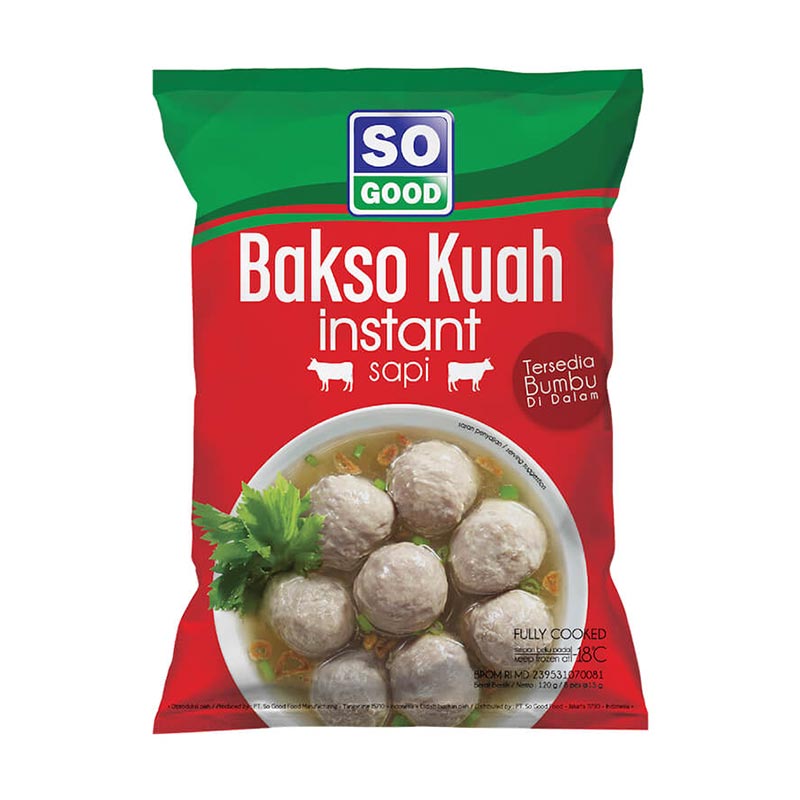 Jual So Good Komplit 5 Paket Makanan Instan Di Seller So Good ...
