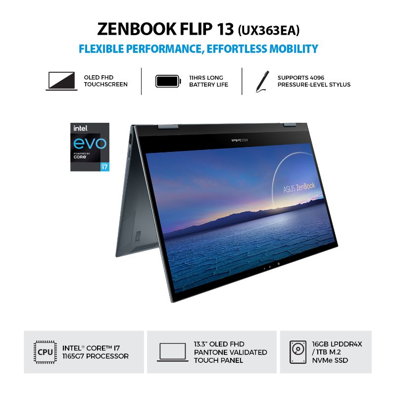 Jual Laptop ASUS UX363EA-EM701TS - Grey [I7-1165G7 / 16GB / 1TB SSD ...