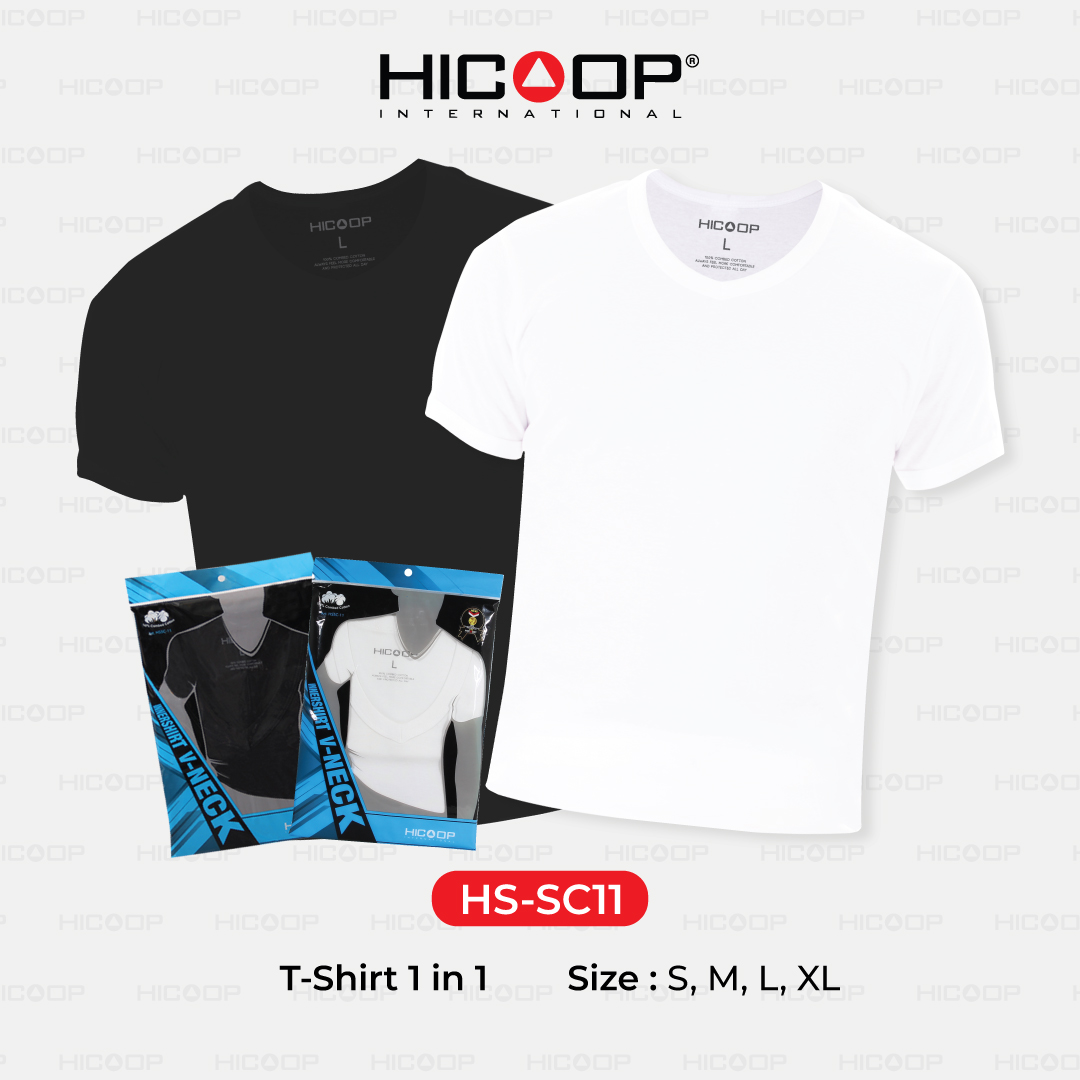 Promo HICOOP MEN OBLONG KAOS OBLONG 1 IN 1 HSSC-11 Diskon 20% di Seller ...
