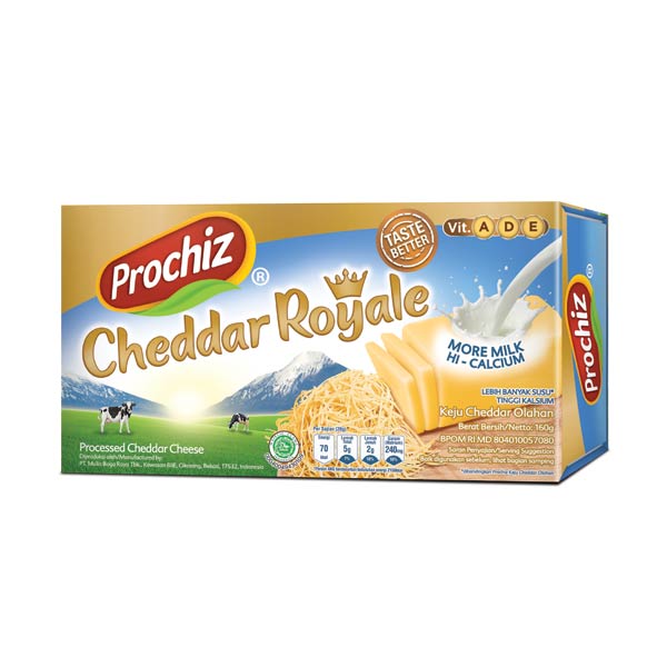 Jual PROCHIZ PROC CHEDDAR CHEESE ROYALE 160 GR - KEJU di Seller ...