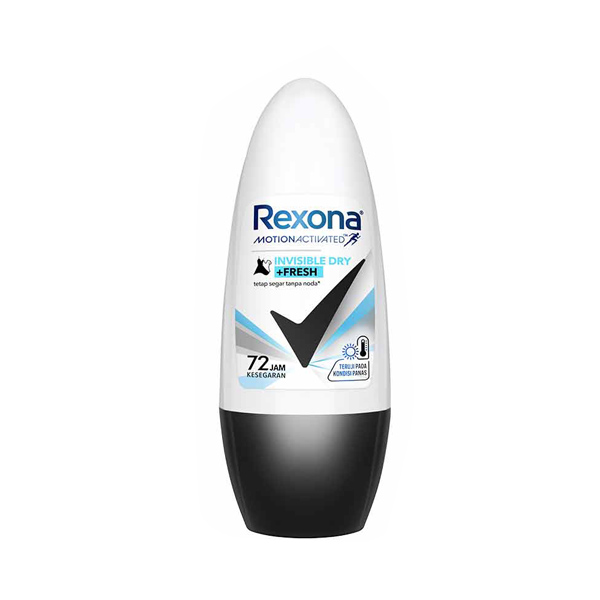 Promo REXONA WOMEN INVISIBLE DRY ROLL ON 45 ML - DEODORANT Diskon 5% di ...