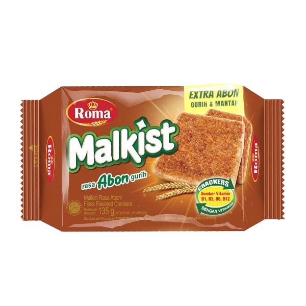 Promo ROMA MALKIST ABON CRACKERS 135 GR - BISKUIT Diskon 13% di Seller ...
