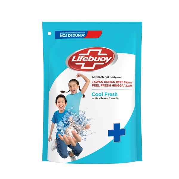 Jual LIFEBUOY BODY WASH COOLFRESH BLUE POUCH 400 ML di Seller Hypermart ...