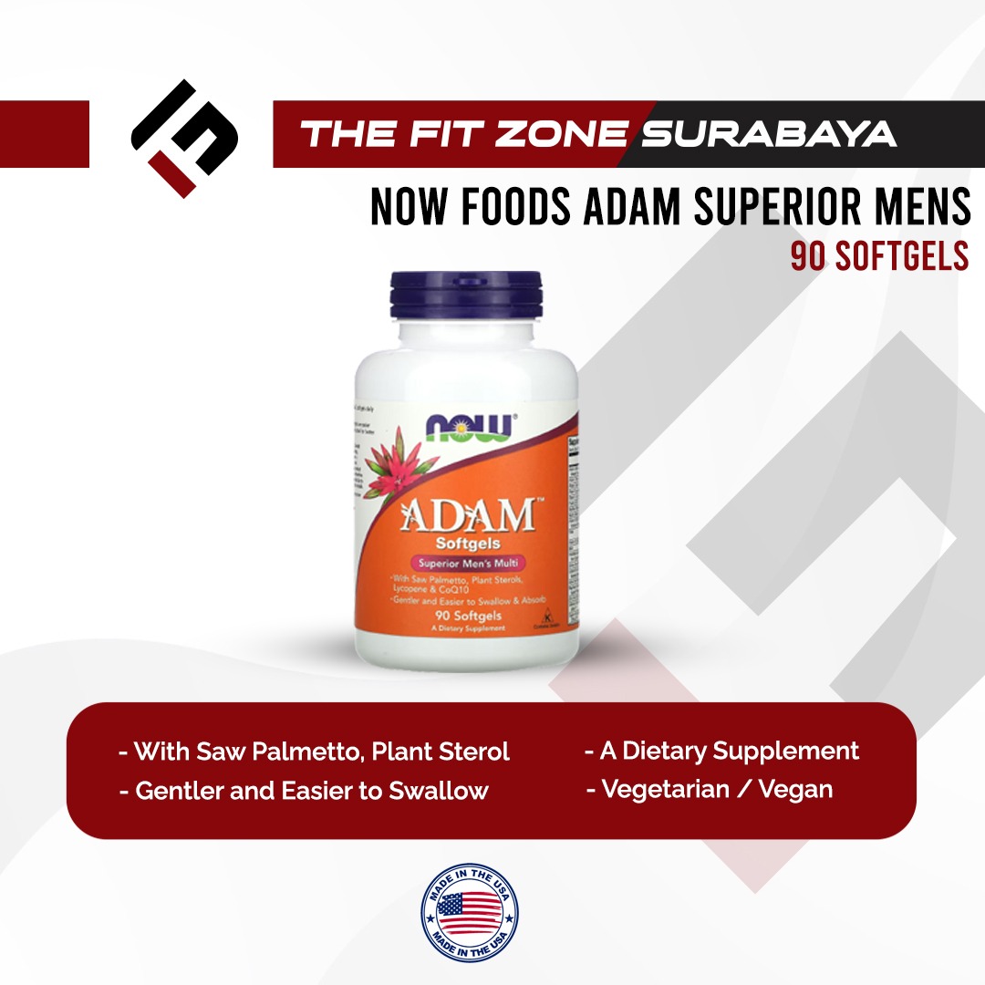 Jual Now Foods Adam Superior Mens Multivitamin 90 Softgels Now Adam Di ...