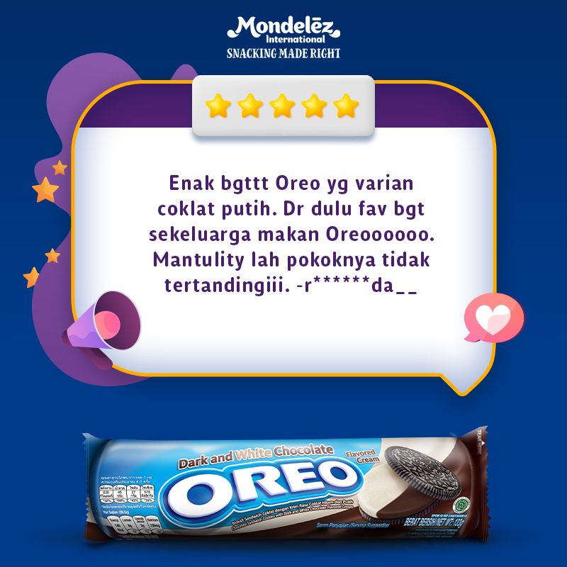 Promo Oreo Biskuit Dark & White Chocolate Regular 119.6 G Diskon 8% Di ...