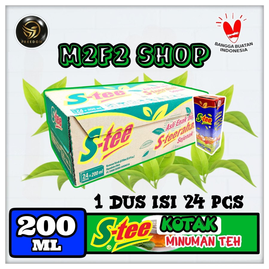 Promo S-tee / Stee Minuman Teh Kotak - 200 Ml (kemasan Karton) Diskon ...