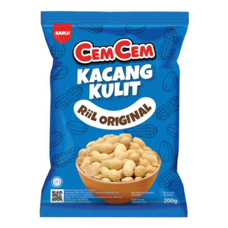 Jual CEM-CEM Kacang Kulit Original 200g di Seller Alfamart Click ...