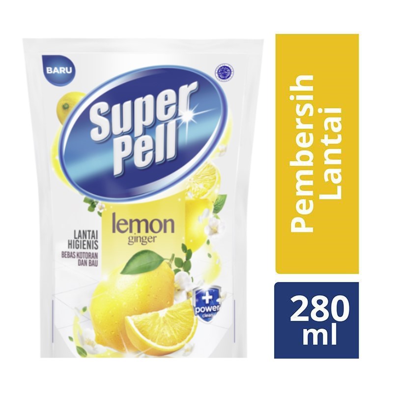 Promo Surabaya - SUPER PELL Lemon Ginger Pembersih Lantai [280 mL ...