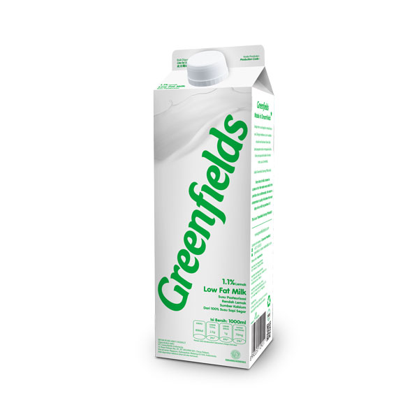 Jual Greenfields Low Fat Milk 1 Liter di Seller Hypermart Bandung Indah ...