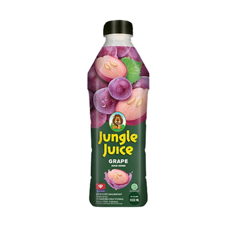 Jual JUNGLE JUICE GRAPE 1 LITER - JUS di Seller Hypermart MTC Bandung ...