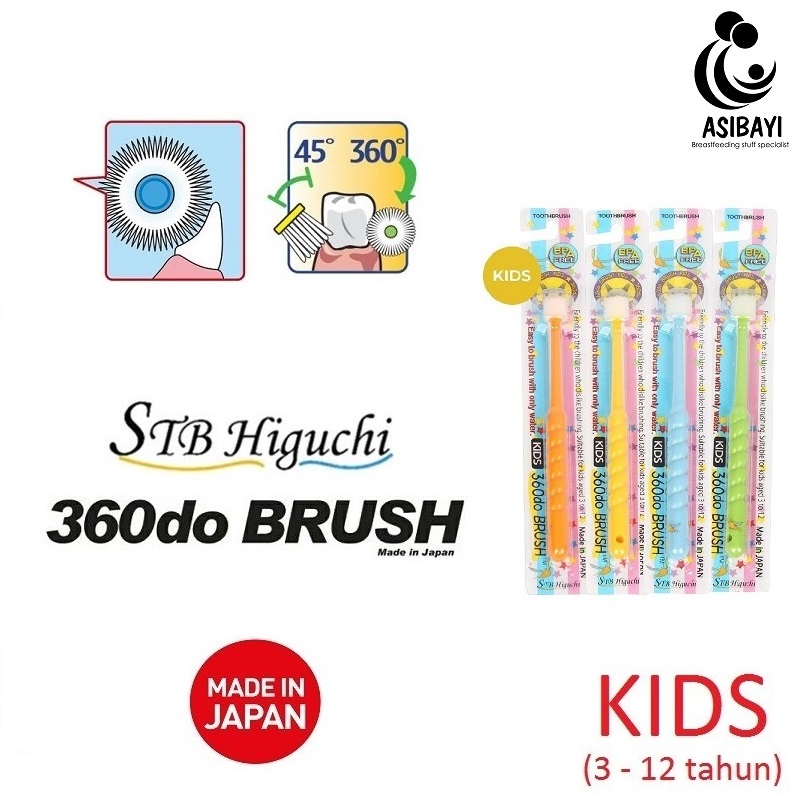 Jual STB Higuchi KIDS 360do Brush Sikat Gigi Bayi Anak Asli Jepang ...