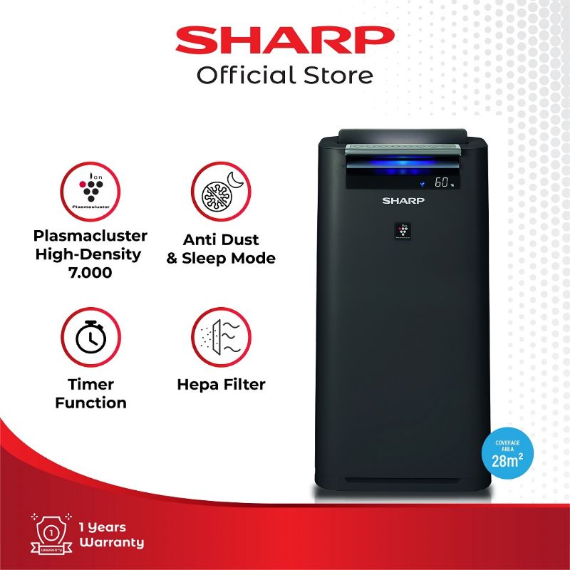 Jual Sharp Kc-g40y-h Air Purifier With Humidifiying Coverage 28m Water ...