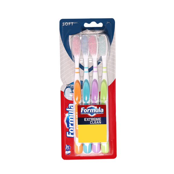 Promo Formula Tooth Brush Platinum Extreme Cleanpack 4pcs - Sikat Gigi ...