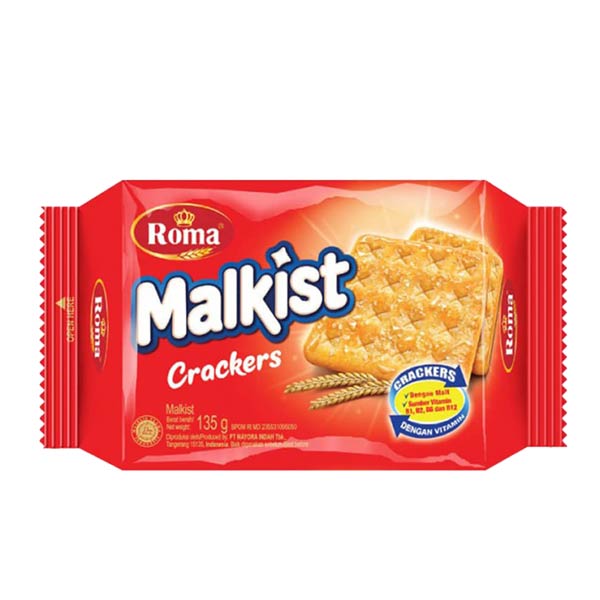 Jual ROMA MALKIST CRACKERS 135 GR - BISKUIT di Seller Hypermart Food ...