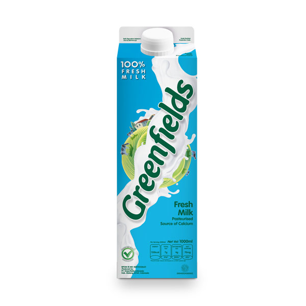 Jual GREENFIELDS FRESH MILK 1 LITER - SUSU di Seller Hypermart Malang ...