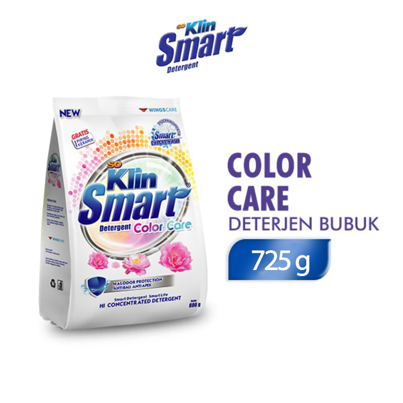 Promo So Klin Smart Color Care Powder Detergent [725 G] Diskon 25% Di ...