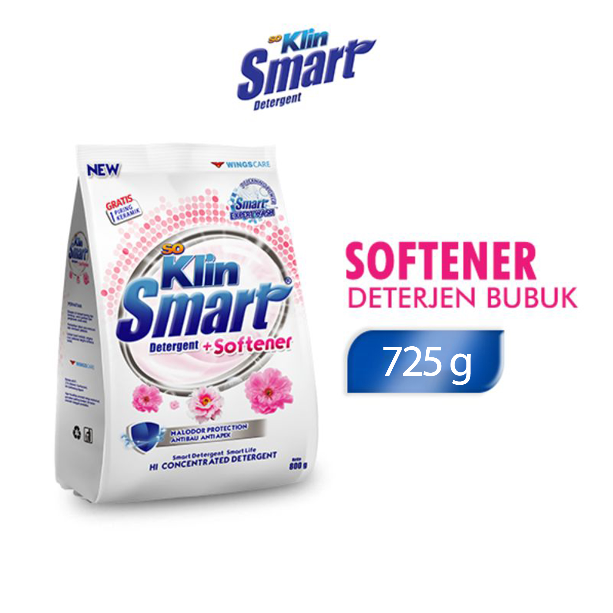 Promo So Klin Smart Softener Powder Detergent [725 G] Diskon 20% Di ...