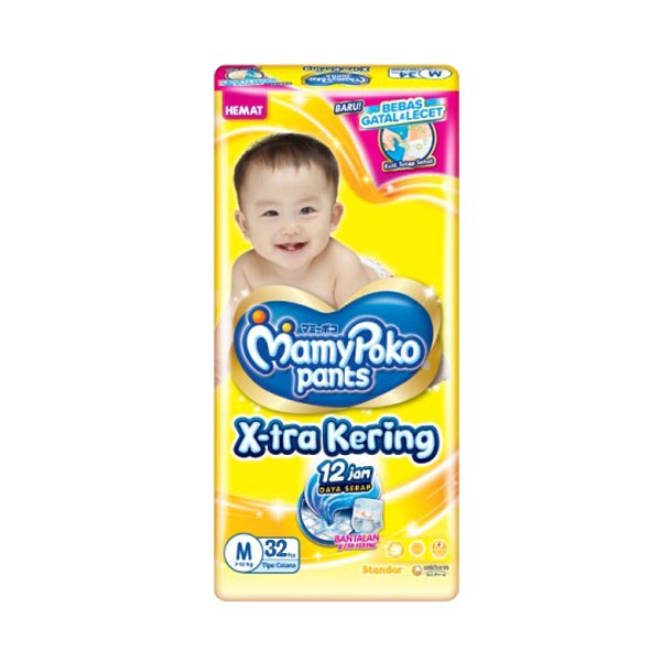 Jual MAMY POKO PANTS STANDAR M 32 PCS - POPOK CELANA X-TRA KERING di ...
