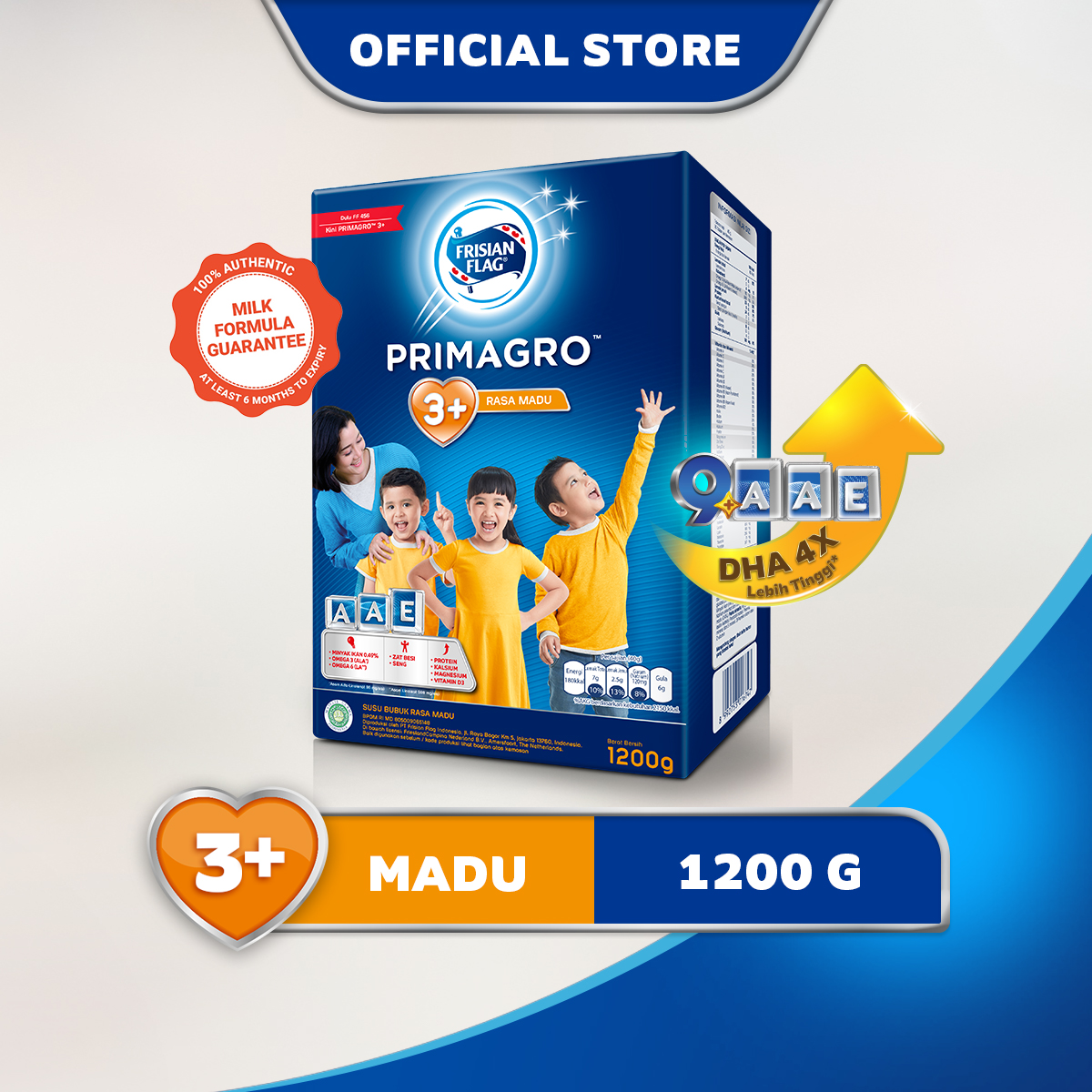 Promo Frisian Flag Primagro 3+ Madu 1200 Gr Susu Formula Pertumbuhan ...