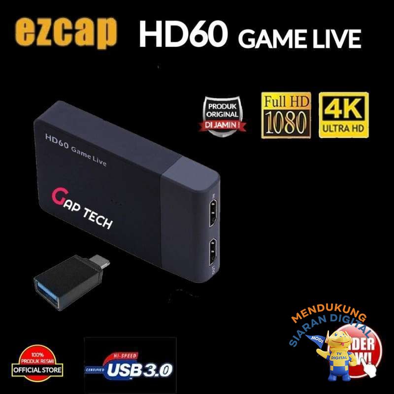 Jual Ezcap 261M HD60 Game Live HDMI Capture USB 3.0 Original Garansi ...