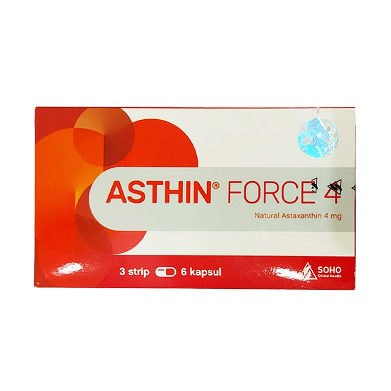 Promo Asthin Force 4 MG Box [3 Strip @6 Kapsul] Diskon 13% di Seller ...