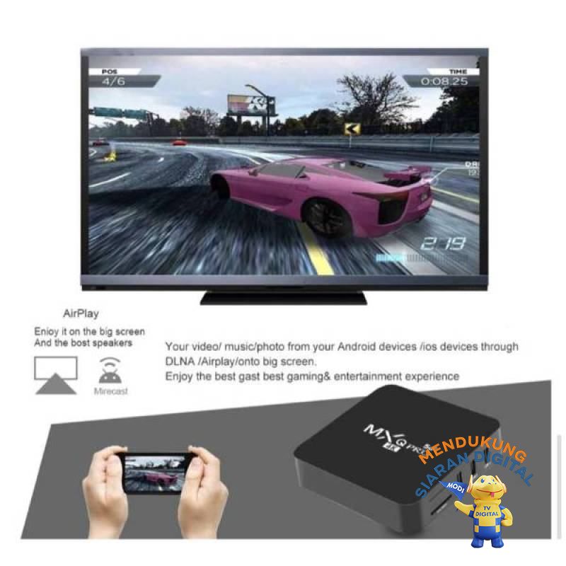 Promo Android Tv Box Mxq Pro 5g 4k Ultra Hd Media Player Diskon 37% Di Seller Flyshark ...