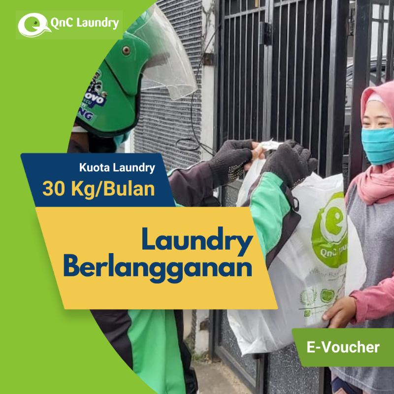 Jual E-Voucher Laundry Berlangganan (Kuota 30 Kg) di Seller QNC LAUNDRY ...