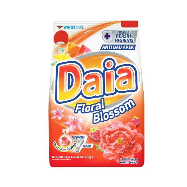 Jual DAIA SENSASI BUNGA 800 GR - DETERJEN - Multicolor di Seller ...