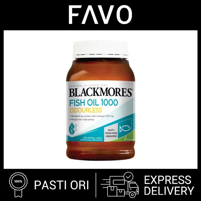 Jual Blackmores Odourless Fish Oil 1000 mg - 200 Softgels - Obat ...