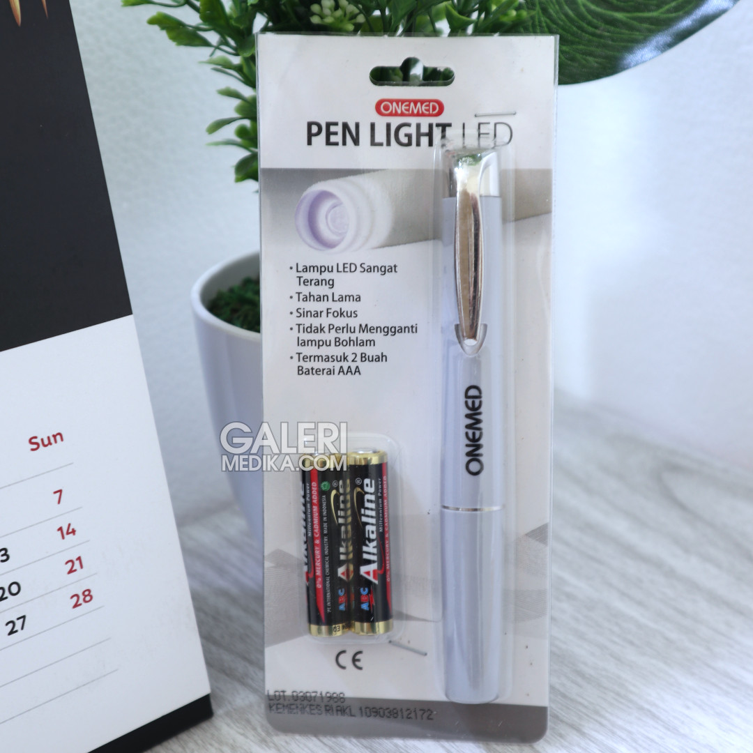 Jual Onemed Penlight Led / Senter Mulut / Senter Dokter - Warna Putih ...
