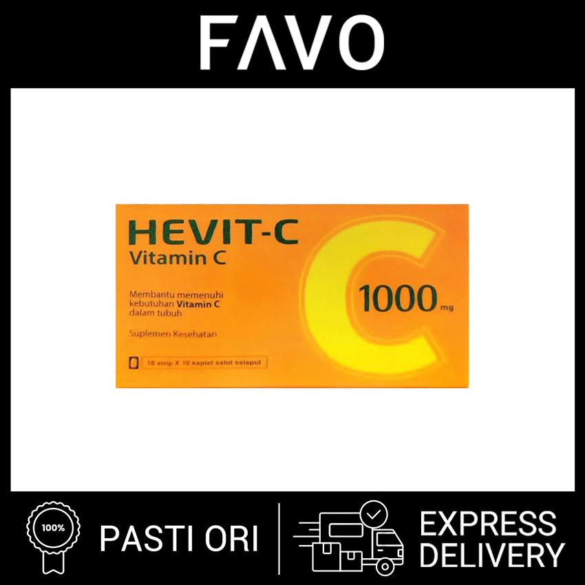 Jual Hevit-c Vitamin C 1000 Mg Isi 10 Kaplet - 10 Strip Di Seller Favo ...