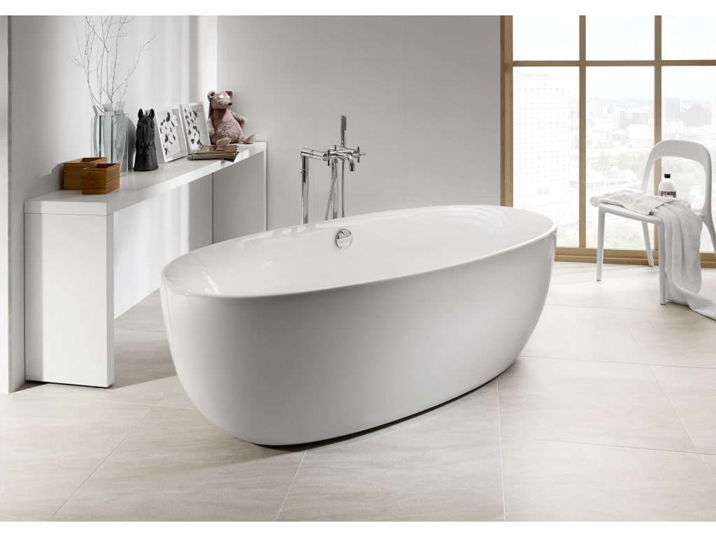 Jual ROCA Virginia Oval Standing Bathtub / Bak Mandi / Bath Tub ...