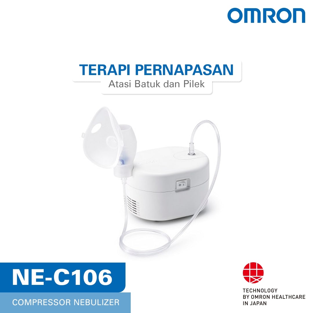 Promo Omron Compressor Nebulizer NE-C106 Diskon 44% di Seller Omron ...