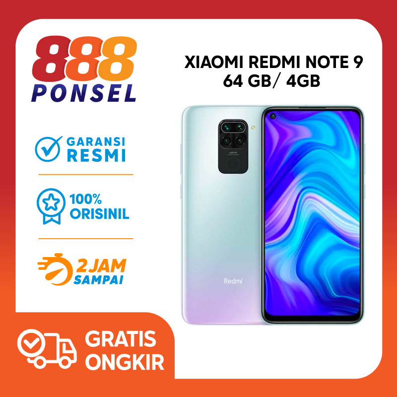 Jual Xiaomi Redmi Note 9 Smartphone [64 GB/ 4 GB/ H] di Seller Berkat ...