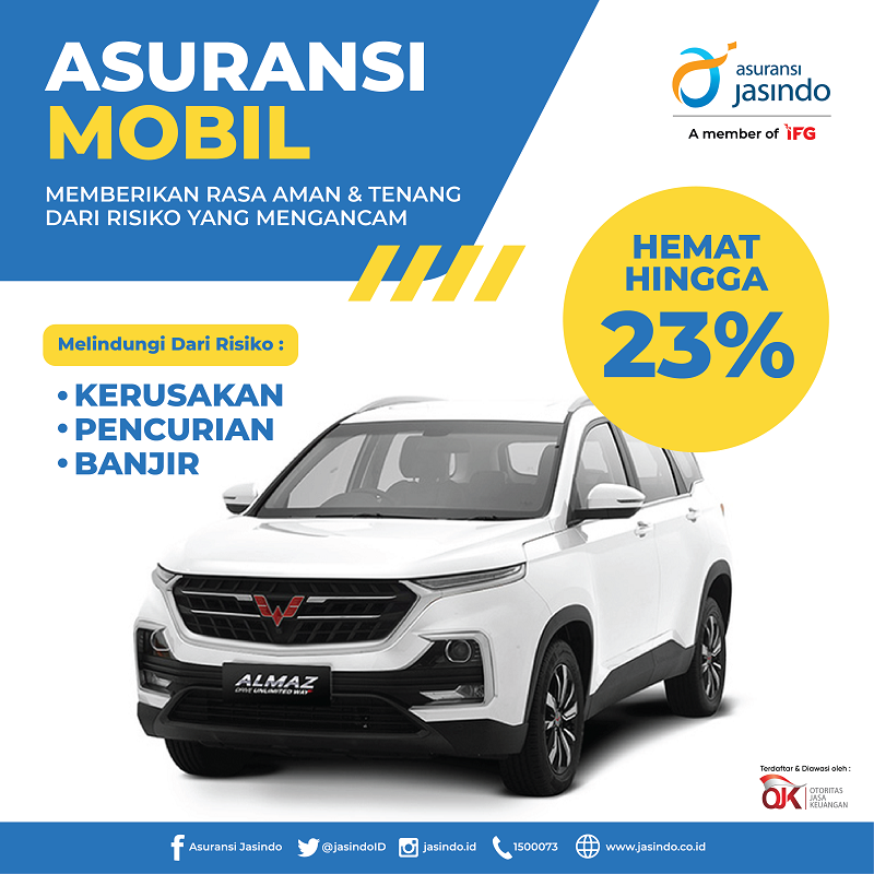 Jual JASINDO Asuransi Mobil for Wuling Almaz Smart Enjoy CVT 7 Seater ...