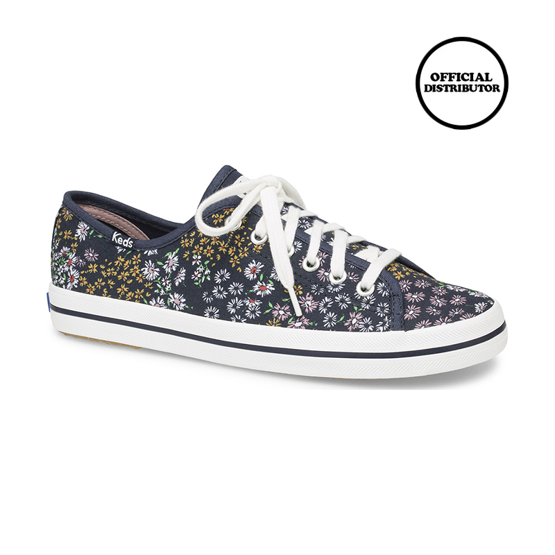 Jual Keds Kickstart Floral Canvas Pack Sepatu Sneaker - Navy-Multi di ...