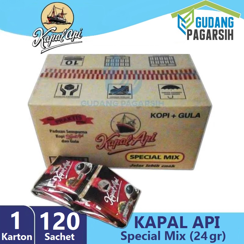 Promo Kapal Api Special Mix 24 G [120 Sachet/ 1 Karton] Diskon 12% Di ...