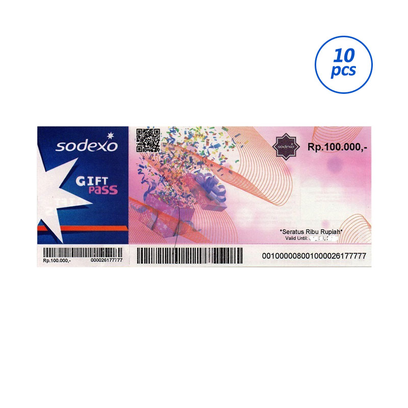 Jual Sodexo Gift Pass Physic Voucher [Rp 1.000.000] di Seller Alph4 ...