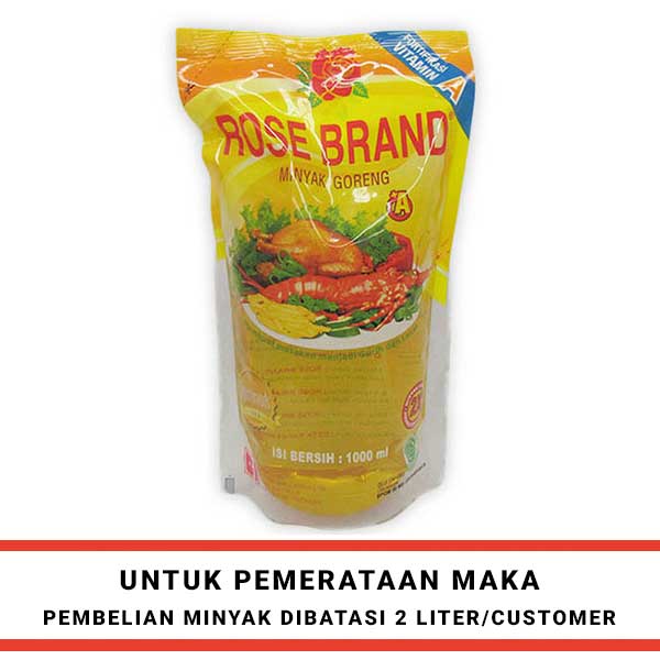 Jual Rose Brand Cooking Oil Refill 1 Liter di Seller Hypermart Ternate ...