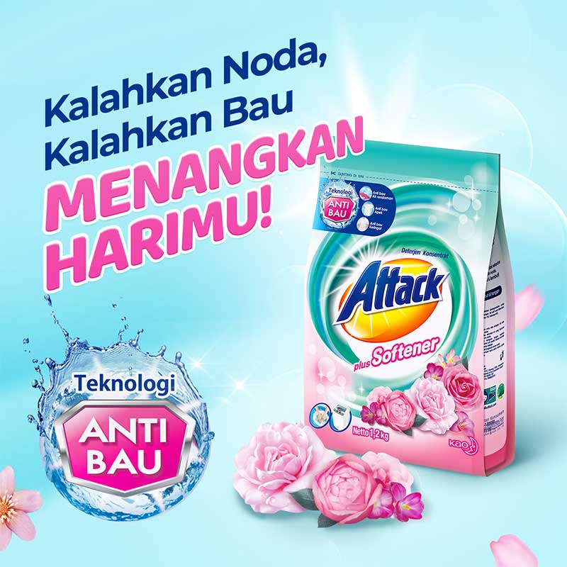Jual Attack Plus Softener Deterjen [1200 g] di Seller Wilson Mart ...