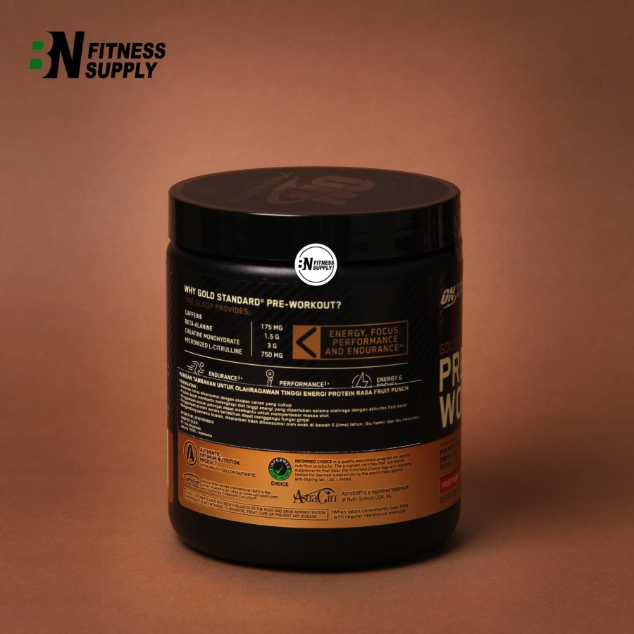 Jual Optimum Nutrition On Gold Standard Pre Workout - - Blue Raspberry ...