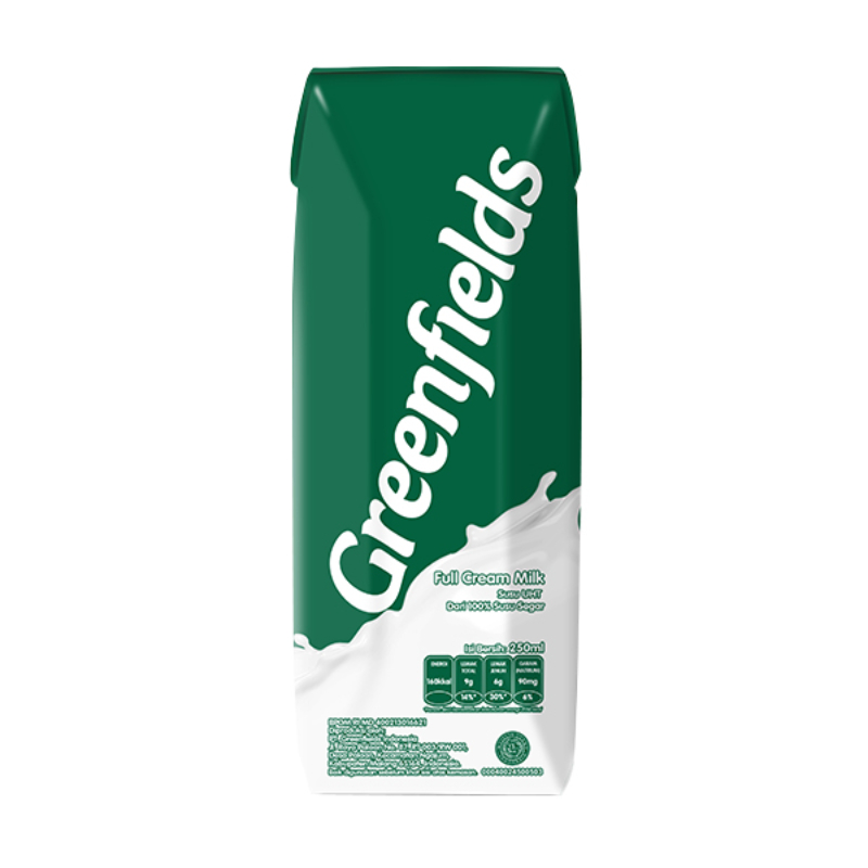 Jual Greenfields UHT Full Cream 250 Ml di Seller Hypermart Bengkulu ...