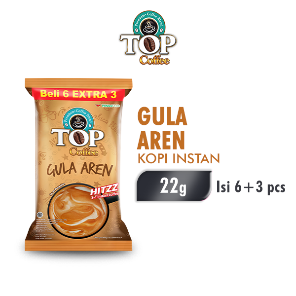Promo Top Coffee Gula Aren [22 G X 9 Sachet] Diskon 4% Di Seller Wings ...