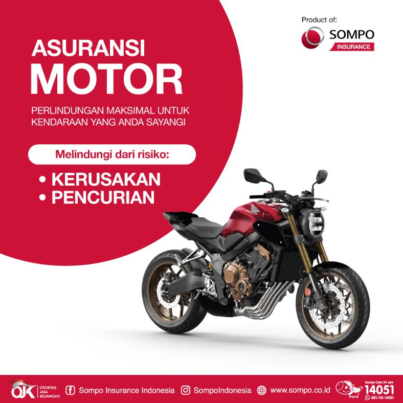 Jual Sompo Insurance For Honda New Beat Esp Fi Sporty Cbs Sepeda Motor [vin 2020- Otr ...