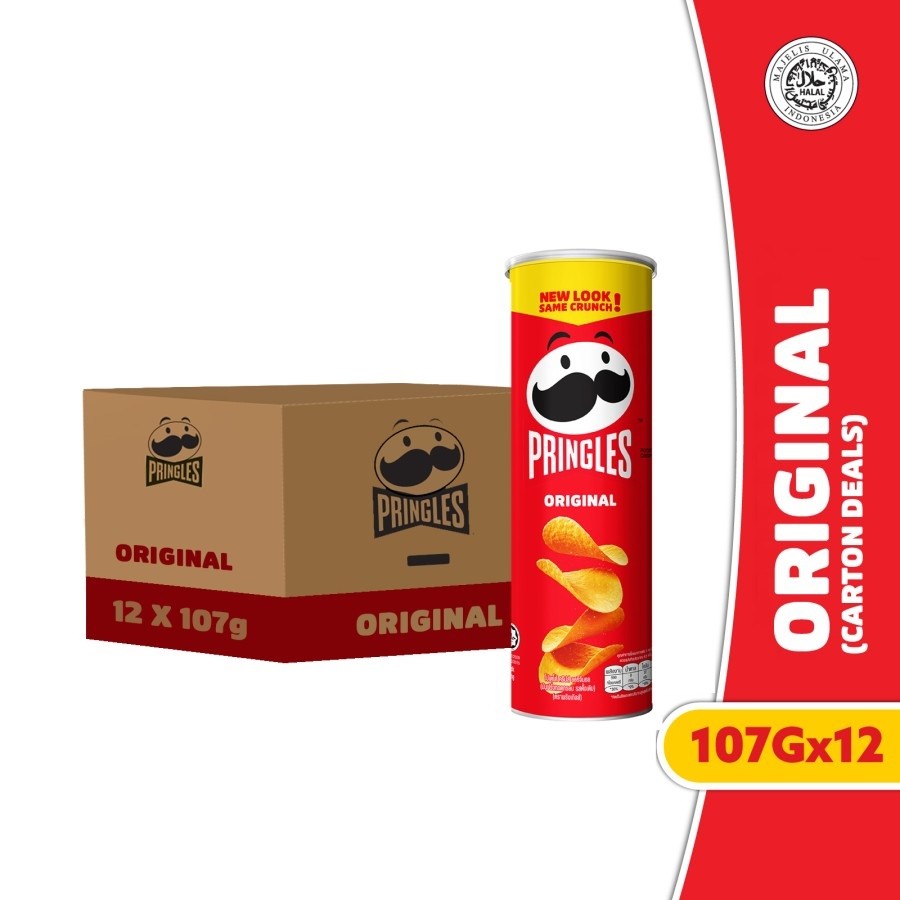 Jual Pringles Carton Deal Original [107 g] di Seller Nirwana Lestari ...