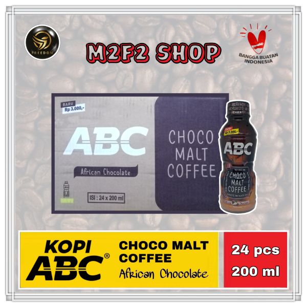 Jual Kopi Susu ABC African Choco Malt Coffee Botol Pet - 200 ml ...